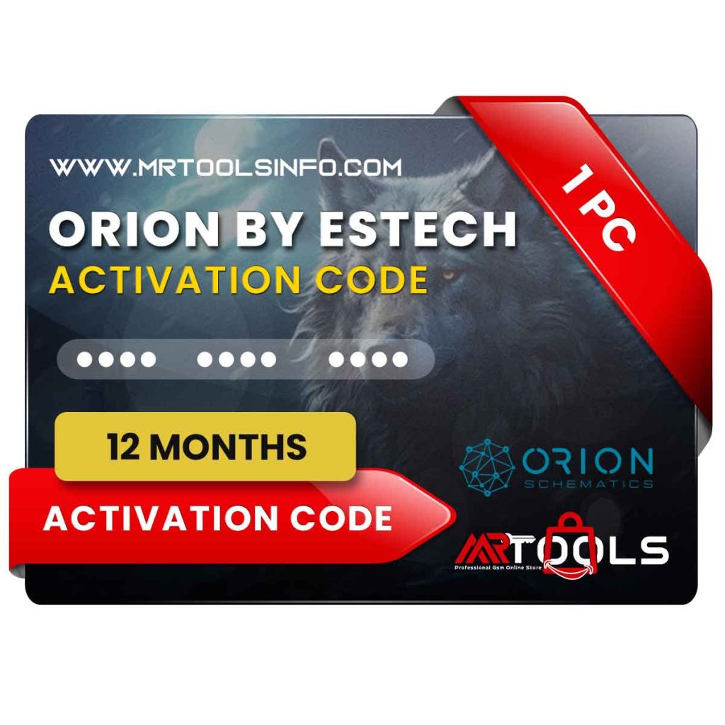 Orion by ESTECH Schematics (Single PC - 12 Months) || MR TOOLS INFO