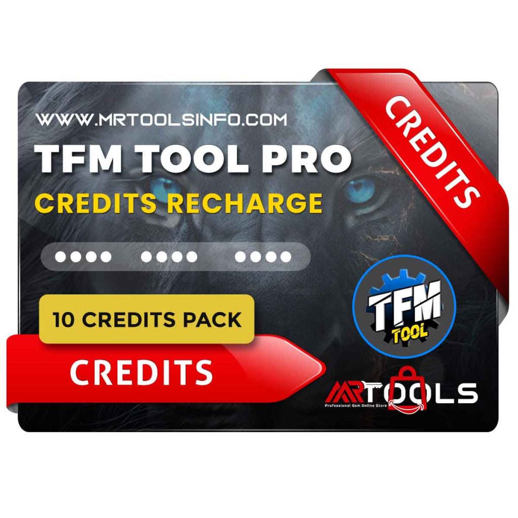 TFM Tool Credit Recharge - MR TOOLS INFO