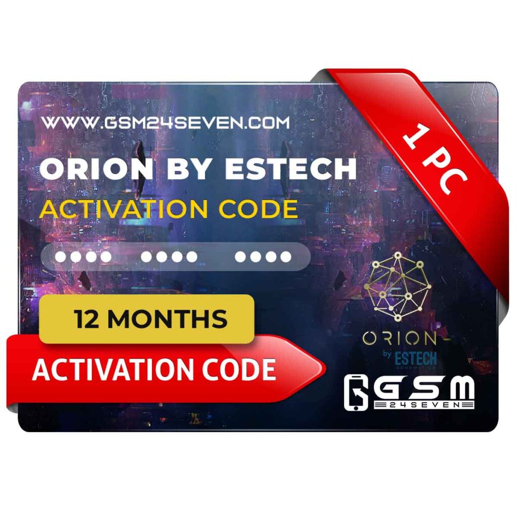 Orion by ESTECH Schematics (Single PC - 12 Months) || MR TOOLS INFO