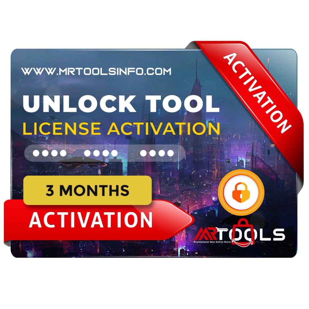 UNLOCKTOOL 3 MONTHS LICENSE || MR TOOLS INFO