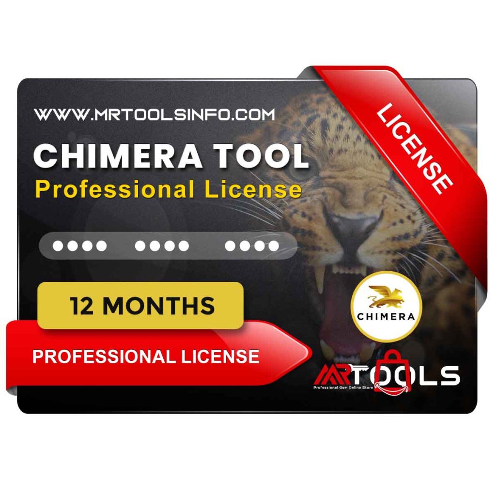 Chimera Tool Premium License 12 Months License Activation - MR TOOLS INFO